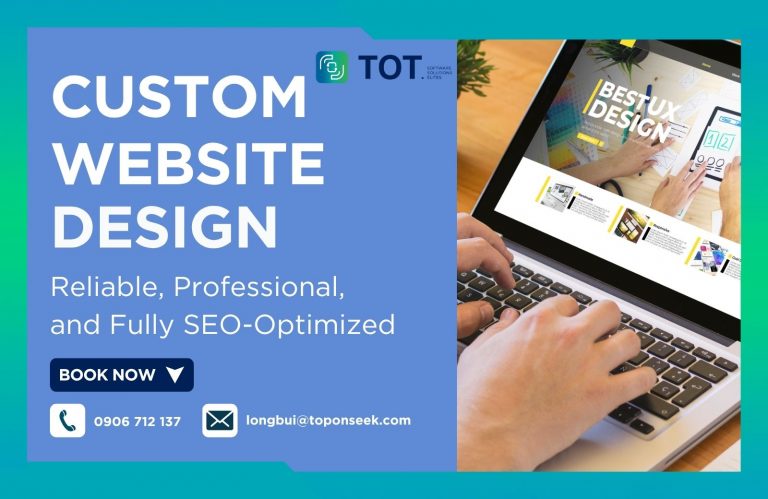 Custom Website Design — Reliable, Professional, and Fully SEO-Optimized